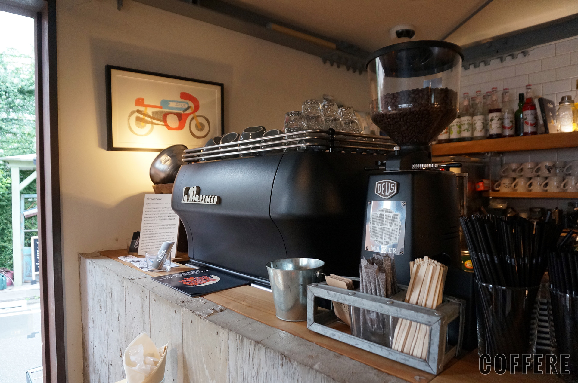 【閉店】Deus Ex Machina Cafe Harajuku（デウス エクス マキナ カフェ ハラジュク）原宿エリアのコーヒー ...