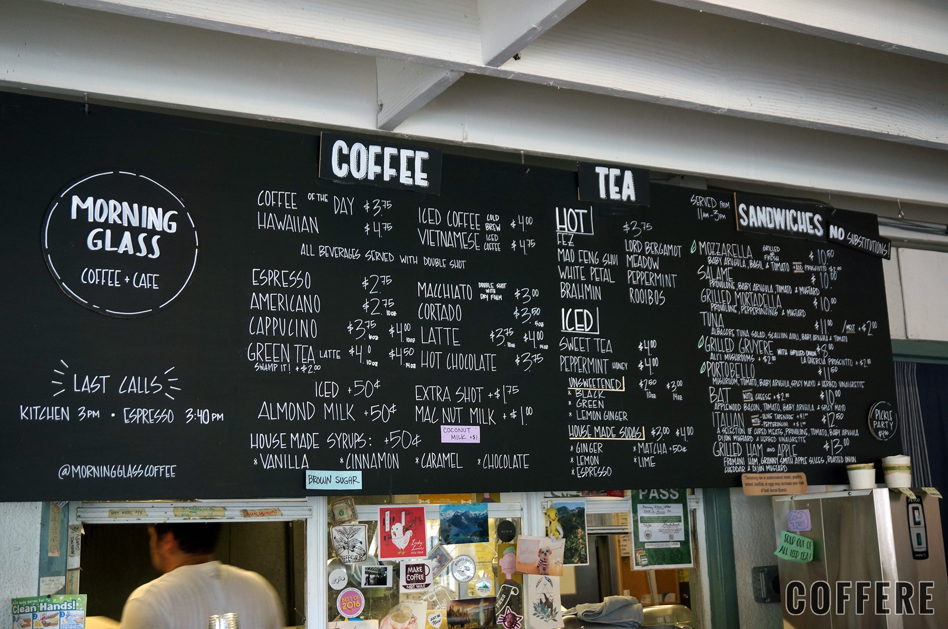 MORNING GLASS COFFEE + Cafe MANOA本店（モーニンググラスコーヒープラスカフェ マノア）マノアエリアのコーヒー ...